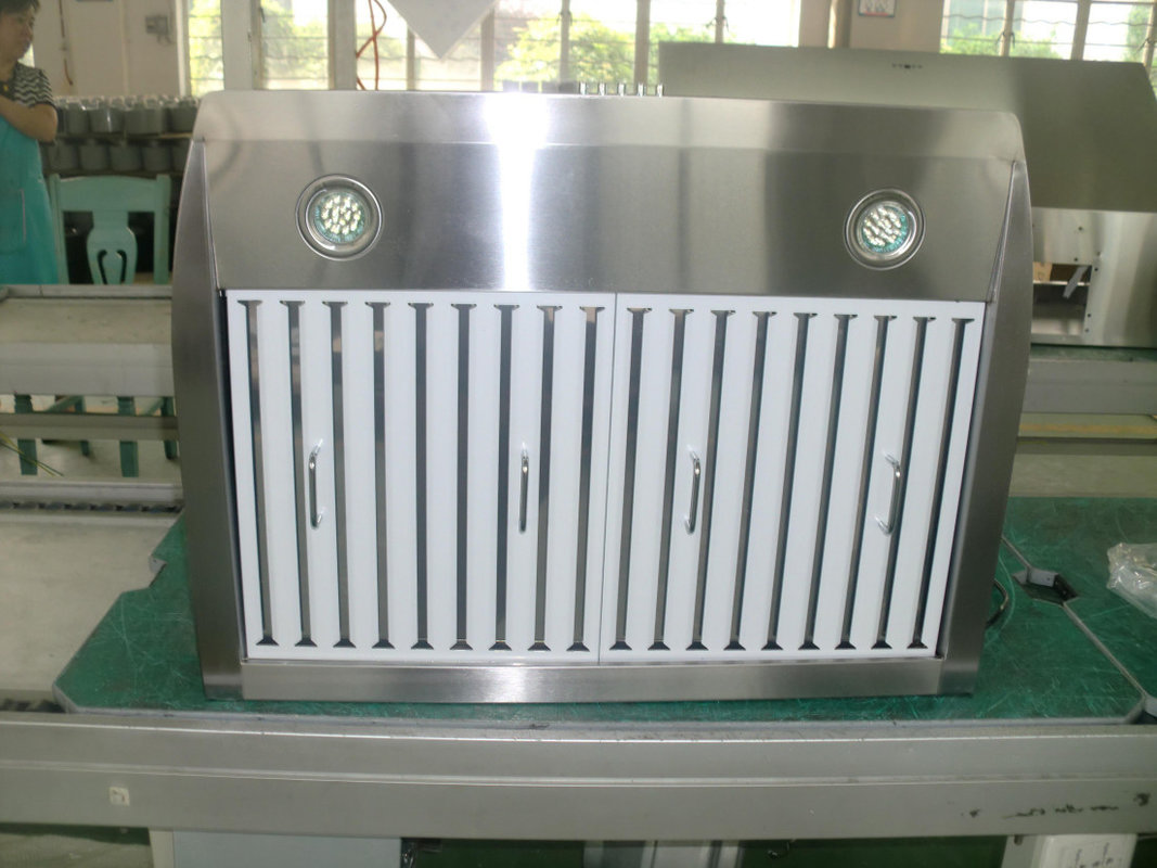 36 Inch range hood / Under cabinet range hood 4 Speed EZ touch Switch with 2X35 Halogen Lamp