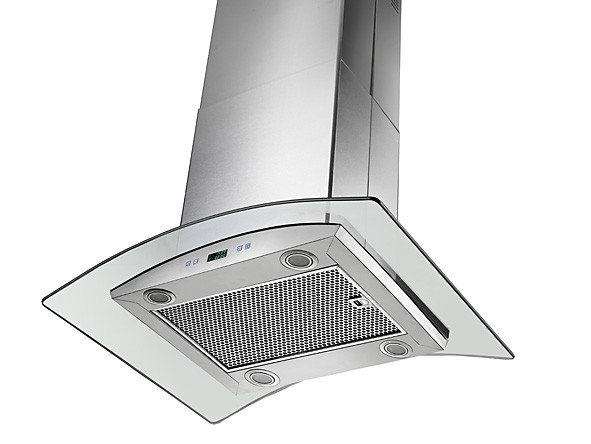 D02 6" ETL900CFM COMMERCIAL POWERFUL GAS STOVE AMERICAN STAINLESS STEEL BAFFLE FILTER RANGE HOOD