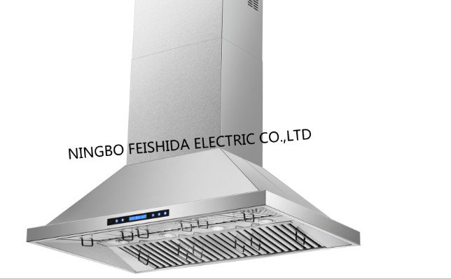 Powerful Kitchen Gas Stove Dual Motors stainless steel vent hood / kitchen stove hoods