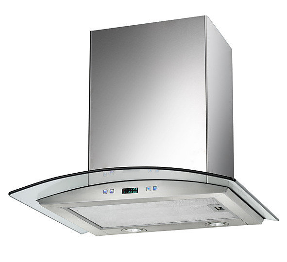 Z01 6" ETL900CFM COMMERCIAL POWERFUL GAS STOVE AMERICAN STAINLESS STEEL BAFFLE FILTER RANGE HOOD