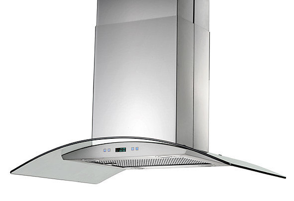 D01 6" ETL900CFM COMMERCIAL POWERFUL GAS STOVE AMERICAN STAINLESS STEEL BAFFLE FILTER RANGE HOOD