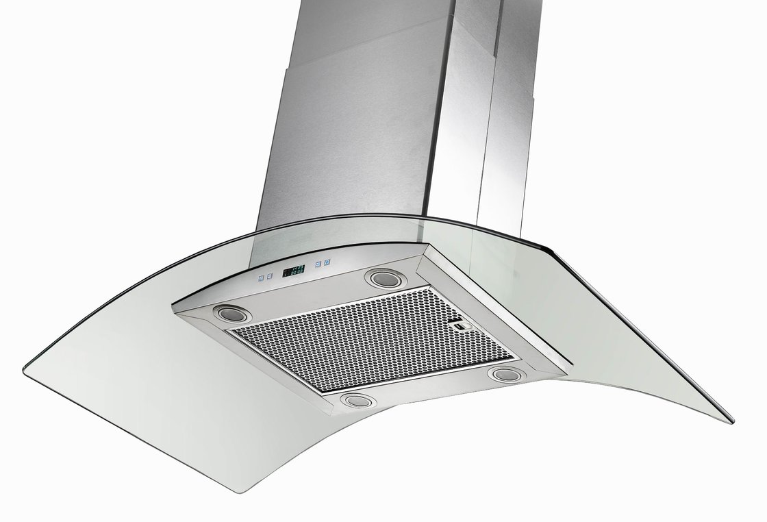 D02 6" ETL900CFM COMMERCIAL POWERFUL GAS STOVE AMERICAN STAINLESS STEEL BAFFLE FILTER RANGE HOOD