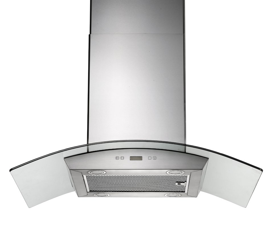 D01 6" ETL900CFM COMMERCIAL POWERFUL GAS STOVE AMERICAN STAINLESS STEEL BAFFLE FILTER RANGE HOOD