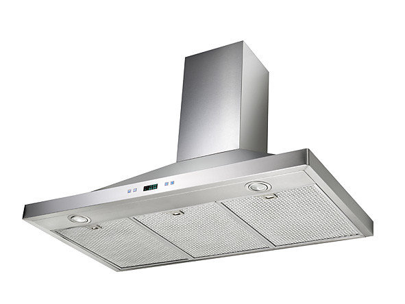 B02 6" ETL900CFM COMMERCIAL POWERFUL GAS STOVE AMERICAN STAINLESS STEEL BAFFLE FILTER RANGE HOOD
