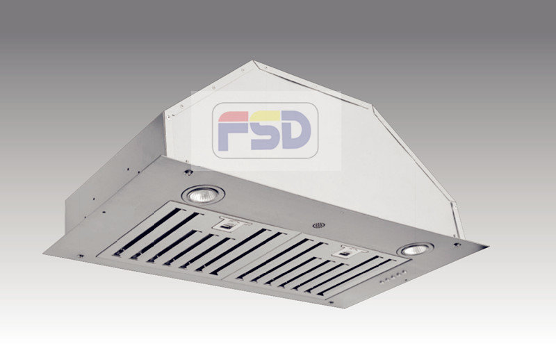 Stainless Steel Housing and Wall Mounted Type Insert Range Hood FOR  Kitchen