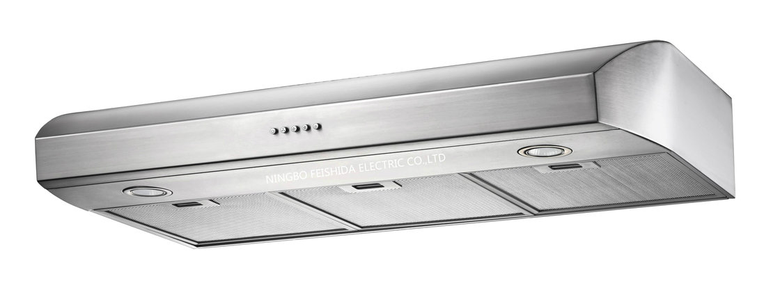 Rear or top vent 350cfm mechanical control Stainless steel/Black/White color Slim Range Hood Under Cabinet