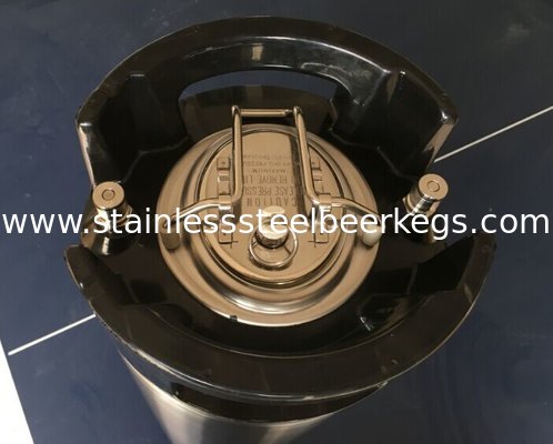 Beer Storage Ball Lock Keg With Rubber Handle , 5 Gal Corny Keg