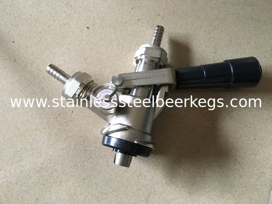 S type coupler with pressure relief valve pull handle