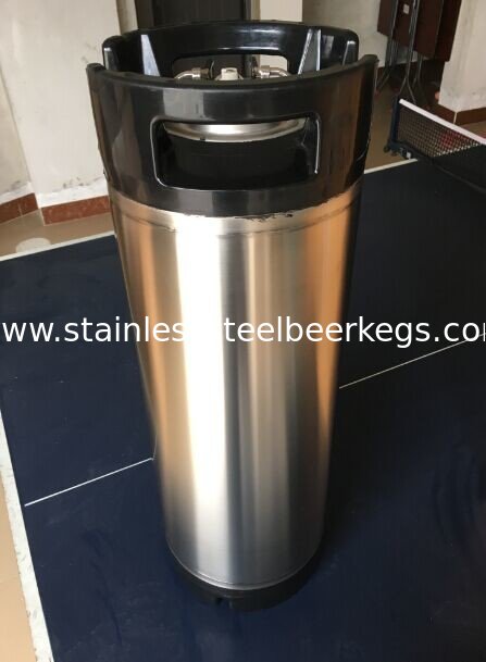 Beer Storage Ball Lock Keg With Rubber Handle , 5 Gal Corny Keg
