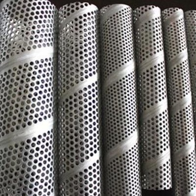 Spiral Perforated Tubes |Made by Stainless Steel/Mild Steel with 45°.60°.90° Hole Arrangements