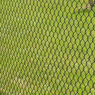 Color Chain Link Fence|50x50mm Opening Vinyl Coated Wire Fencing for Construction