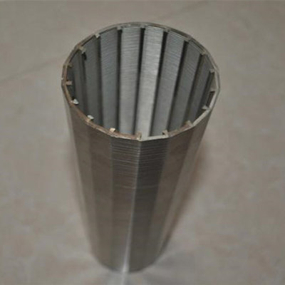 Wedge Wire Filter Elements|V Shape Wedge Wire Screen With Slot Opening 0.2mm