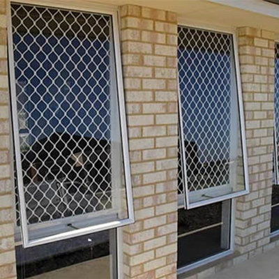 Aluminum Diamond Grille for Security Window/Doors Mesh | 67 mmx84 mm