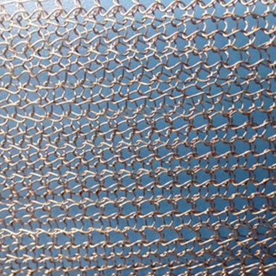 Stainless Steel Knitted Wire Mesh |Single or Double Wire 1x2mm Hole/0.15mm