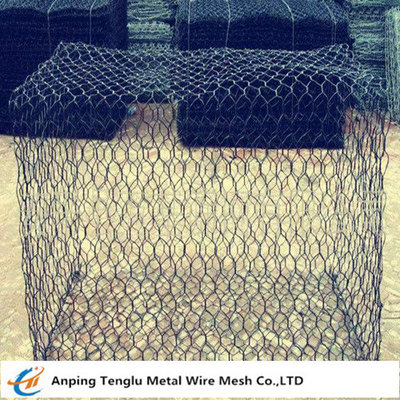 Woven Gabion Box|Gabion Basket With 60x80mm Hexagonal Mesh Double Twisted