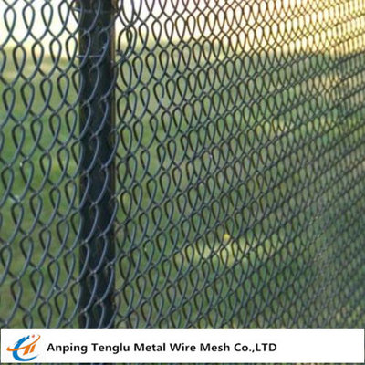 Color Chain Link Fence|50x50mm Opening Vinyl Coated Wire Fencing for Construction