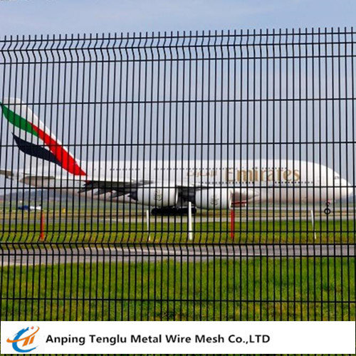 Airport Safety Mesh Fence|50x100mm Hole Size Wire Mesh for Airport Safety