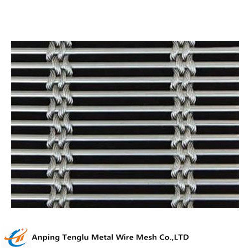 Stainless Steel Cable Mesh Cable pitch: 50mm Cable diameter: 2.0mm X 4