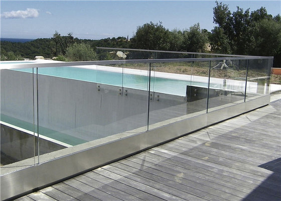 Frameless Standoff Glass Rail System Design Standoff Glass Balustrade For Sale