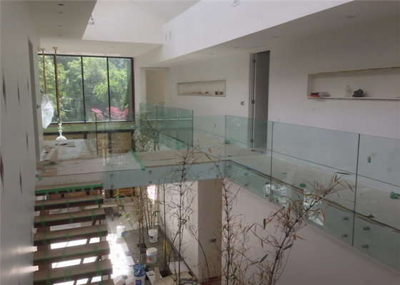 Terrace Customzied Glass Balustrade System With Aluminum U Channel
