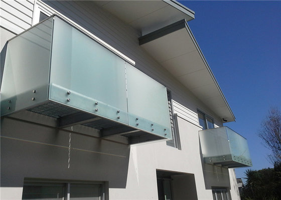 Frameless Standoff Glass Rail System Design Standoff Glass Balustrade For Sale