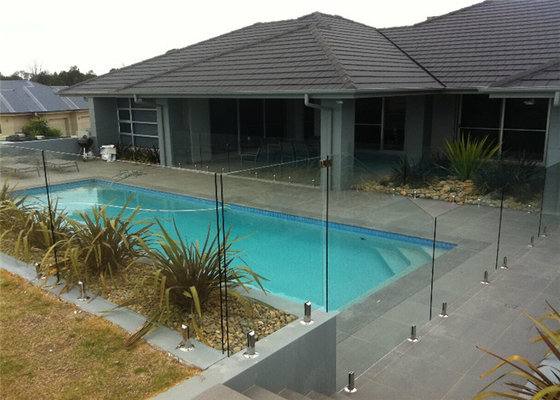 Frameless Tempered Glass Railing System Glass Pool Fence For Sale
