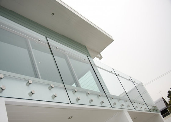 Stainless Steel Glass Balustrade Glass Handrail Glass Railing System