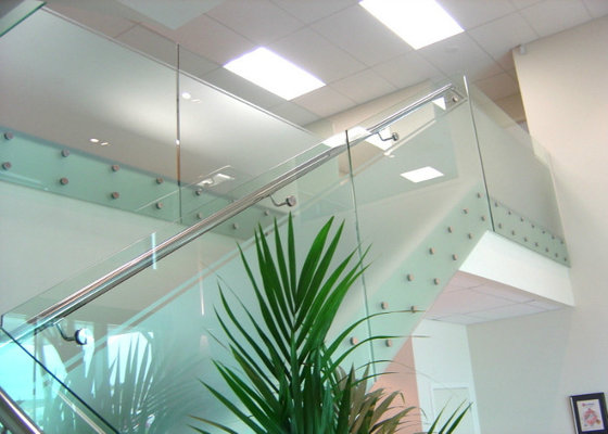 Modern Glass Balcony Railing Interior Tempered Glass Balcony Railing System