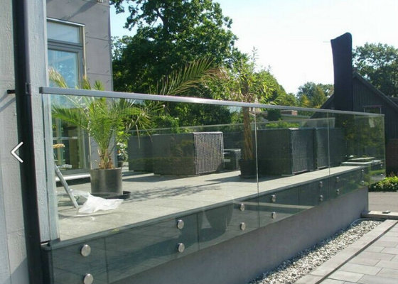 Modern Glass Balcony Railing Interior Tempered Glass Balcony Railing System