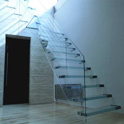 Prefabricated Stairs Modern Steel Wood Staircase Prices