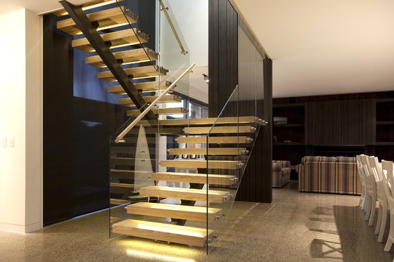 Professional steel staircase detail drawing floating staircase glass railing with engineered tread staircase