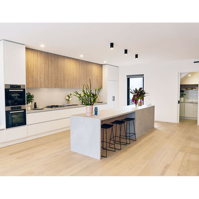 High Gloss Lacquer Finish Kitchen Cabinets With Glass Doors Apartment Kitchen Cabinets