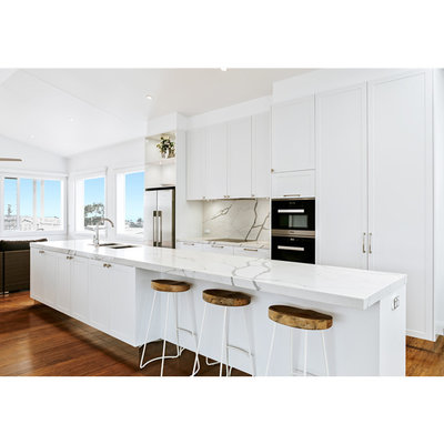 Unassembled Glossy Kitchen Cabinets With Drawers Intergrated Kitchen Cabinets Design European Style