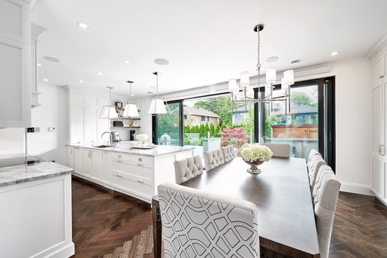 L Shaped Kitchen Cabinets White Shaker Kitchen Cabinets For Villa