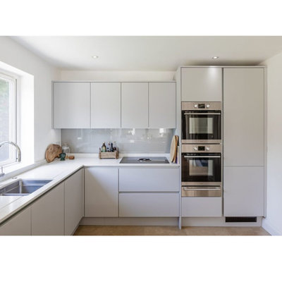 Modular Kitchen Cabinets Beige Kitchen Cabinets Unassembled Kitchen Cabinets