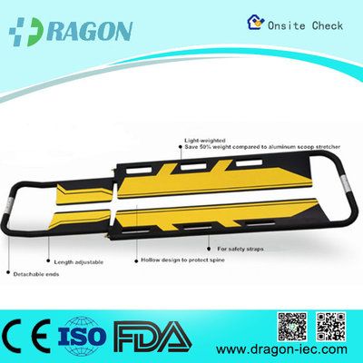 Carbon Fiber Adjustable Scoop Style Stretcher Lightweight with Belts