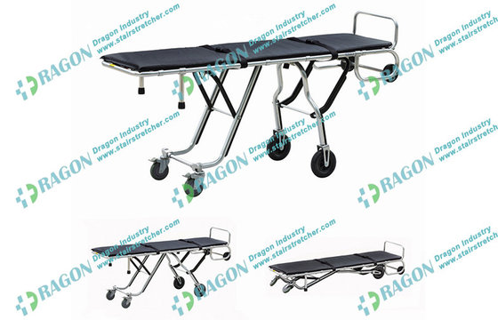 Movable Corpse Makeup Foldable Stretcher Trolley Aluminum Alloy