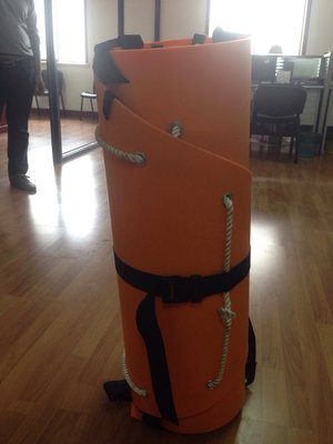 Easy Carrying First Aid Products , Foldable EVA Multifunctional Emergency Stretcher