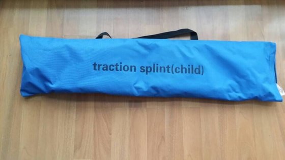 Nylon Leggings Tape First Aid Products , Aluminum Alloy Pediatric Traction Splint