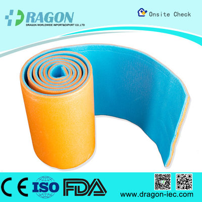 Small Orange / Blue Aluminum Arm Splint Mouldable with Foam