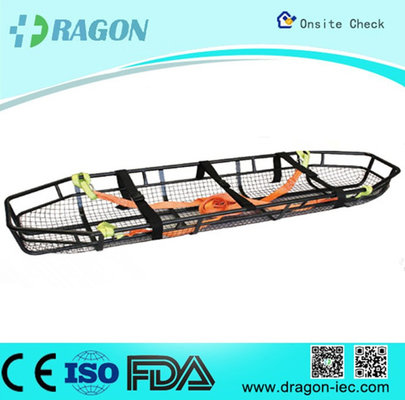 Sturdy Flexible Emergency Basket Type Stretcher Stainless Steel Safety Belts