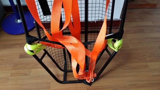 Sturdy Flexible Emergency Basket Type Stretcher Stainless Steel Safety Belts