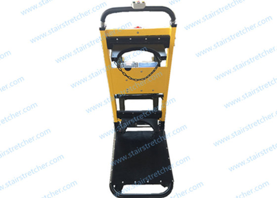 Black Foldable Evacuation Stair Chair High Strength For Oxygen Tank