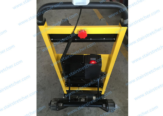 Black Foldable Evacuation Stair Chair High Strength For Oxygen Tank