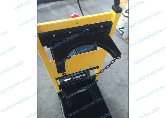 Black Foldable Evacuation Stair Chair High Strength For Oxygen Tank