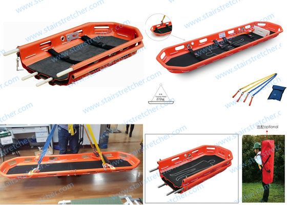 Sturdy PE Seperatable Rescue Basket Stretcher , Fireproof Helicopter Stretcher