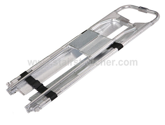 Hospital Separable Scoop Style Stretcher Aluminum Alloy Sliver With Belts