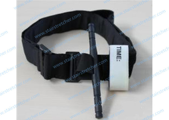 Folding First Aid Products , Portable Black Bractical Tourniquet