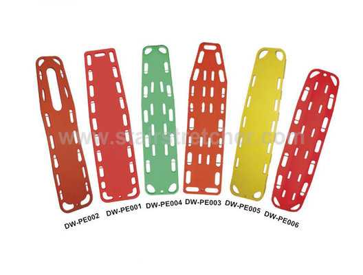 Emergency PE Firmness Spine Board Ambulance Stretcher Foldable
