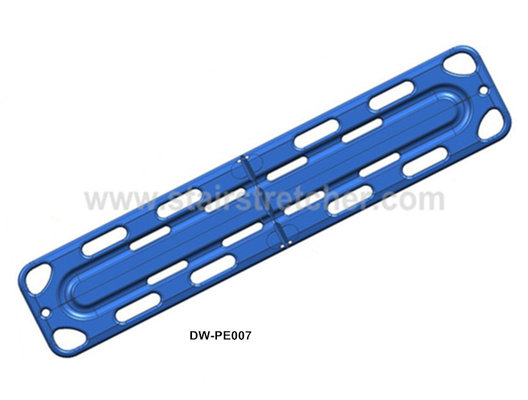 Emergency PE Firmness Spine Board Ambulance Stretcher Foldable